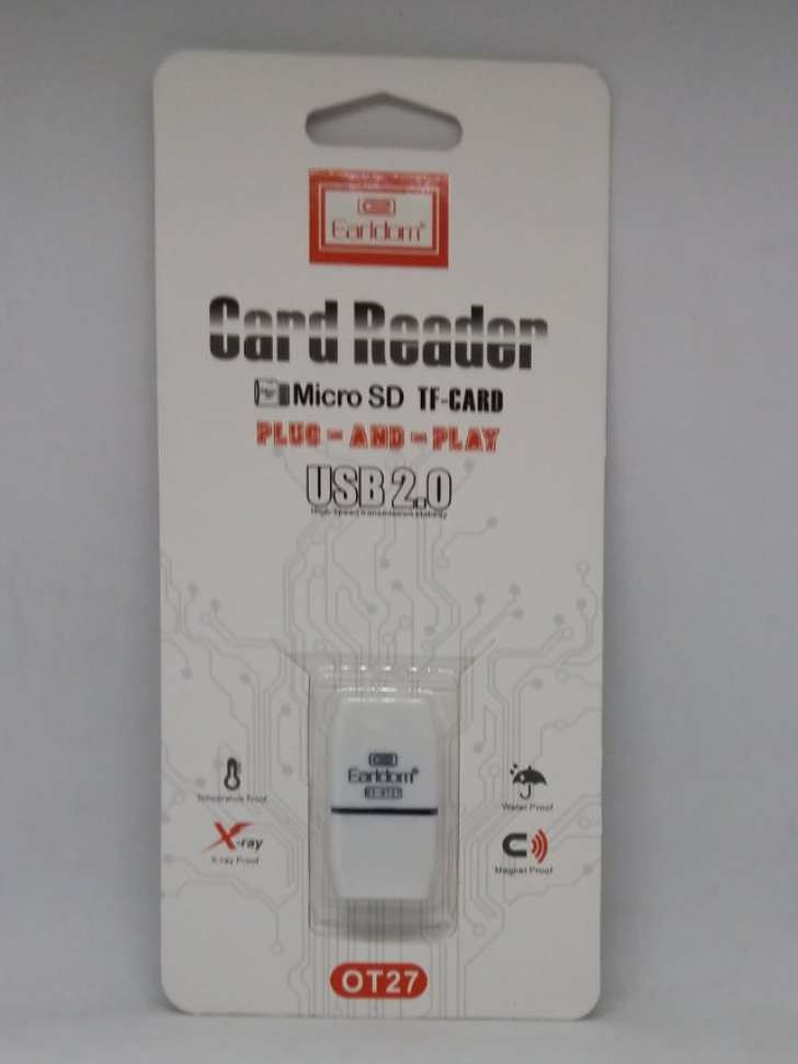 Кардридер Earldom для microSD, ET-OT27, USB 2.0, пластик